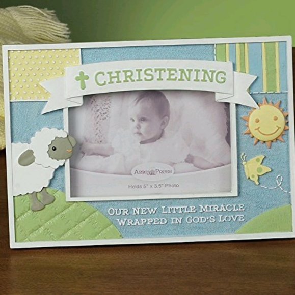 Other | Christeningbaptism Picture Frame 4x6 | Poshmark